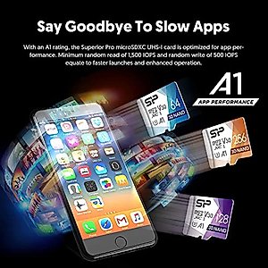 Silicon Power 2-Pack 256GB Micro SD Card U3 Nintendo-Switch Compatible, SDXC microsdxc High Speed MicroSD Memory Card with Adapter