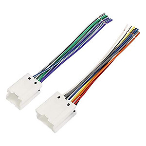 X AUTOHAUX 70-7550 Car Stereo CD Player Wiring Harness Set Wire Radio Adapter Install Plug for Nissan 1995-2006