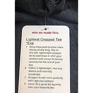 LIGHTEST Cropped TEE with Expression - Black (8)