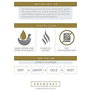 Marble Mortar and Pestle Set - Beautiful Polished White and Grey Veined Marble Mortar and Pestle Set with Garlic Peeler and Anti Scratch, Anti Skid Protective Pad