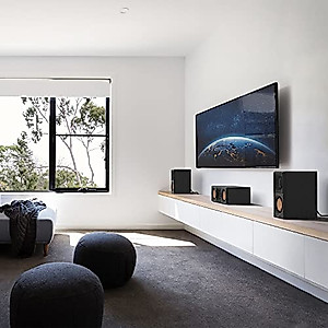 Klipsch Reference Premiere RP-500C II Center Channel Speaker with Updated Tractrix Horn and Port Technology and 5.25” Cerametallic Woofers for Crystal-Clear Home Theater Dialogue in Ebony