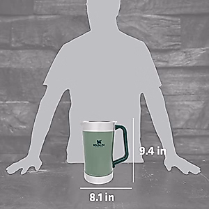 Stanley 10-10341-001 The Stay-Chill Classic Pitcher Hammertone Green 64OZ / 1.89L