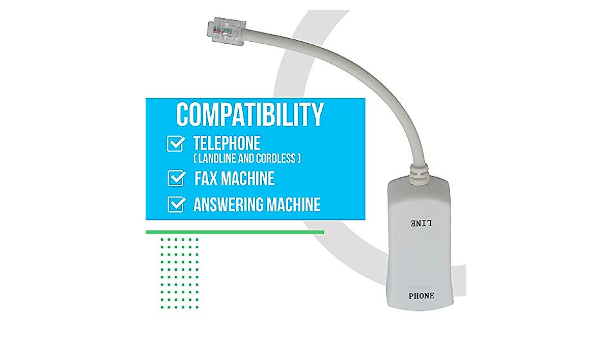 InstallerParts DSL Modem Phone Filter - Clear Sound