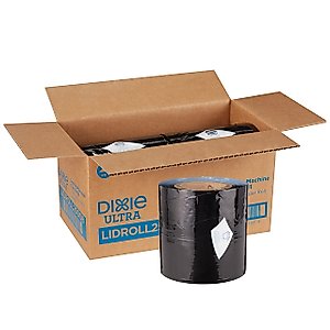 Dixie Ultra Film Refill for Automated Sealing Machine by GP PRO (Georgia-Pacific); LIDROLL2500B; 2500 Lids Per Roll; 2 Rolls Per Case