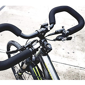 Bike Stem FOMTOR 25.4mm 110mm Adjustable 0~60 Degree UNO MTB Adjustable Handlebar Stem for Most Mountain Bike Road Bike (Fit for 1'' Handlebar)