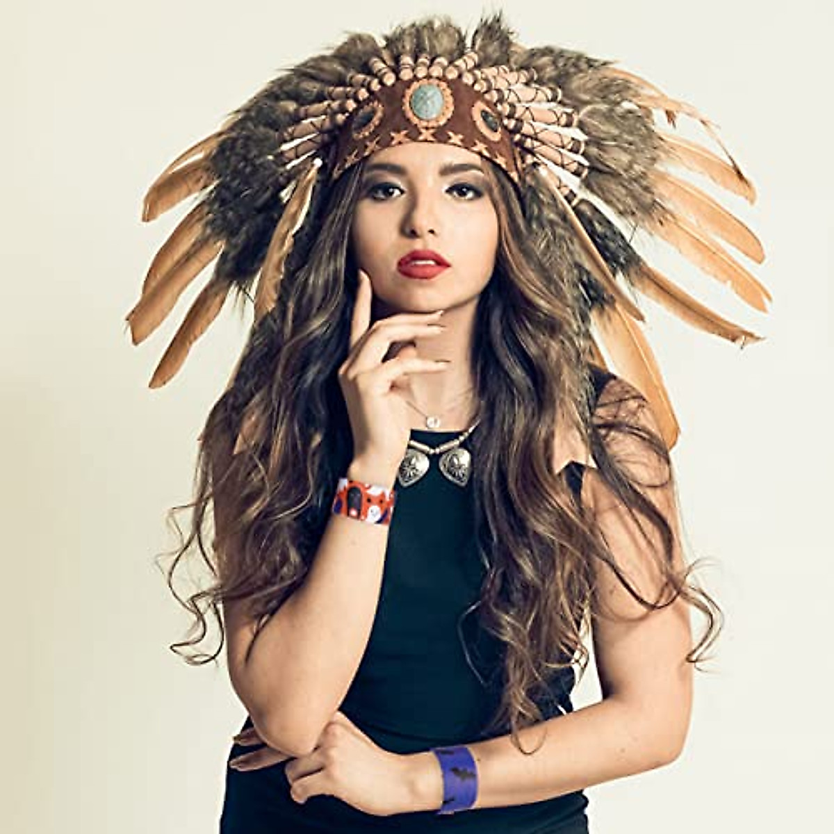 TOYANDONA 252 pcs Parties Photo Print Wristbands Prop Wrist Supplies Favors Decorative Party Wristband Band Pumpkin Spider Decors, Slap Snap Random Props Kids Decors Circle