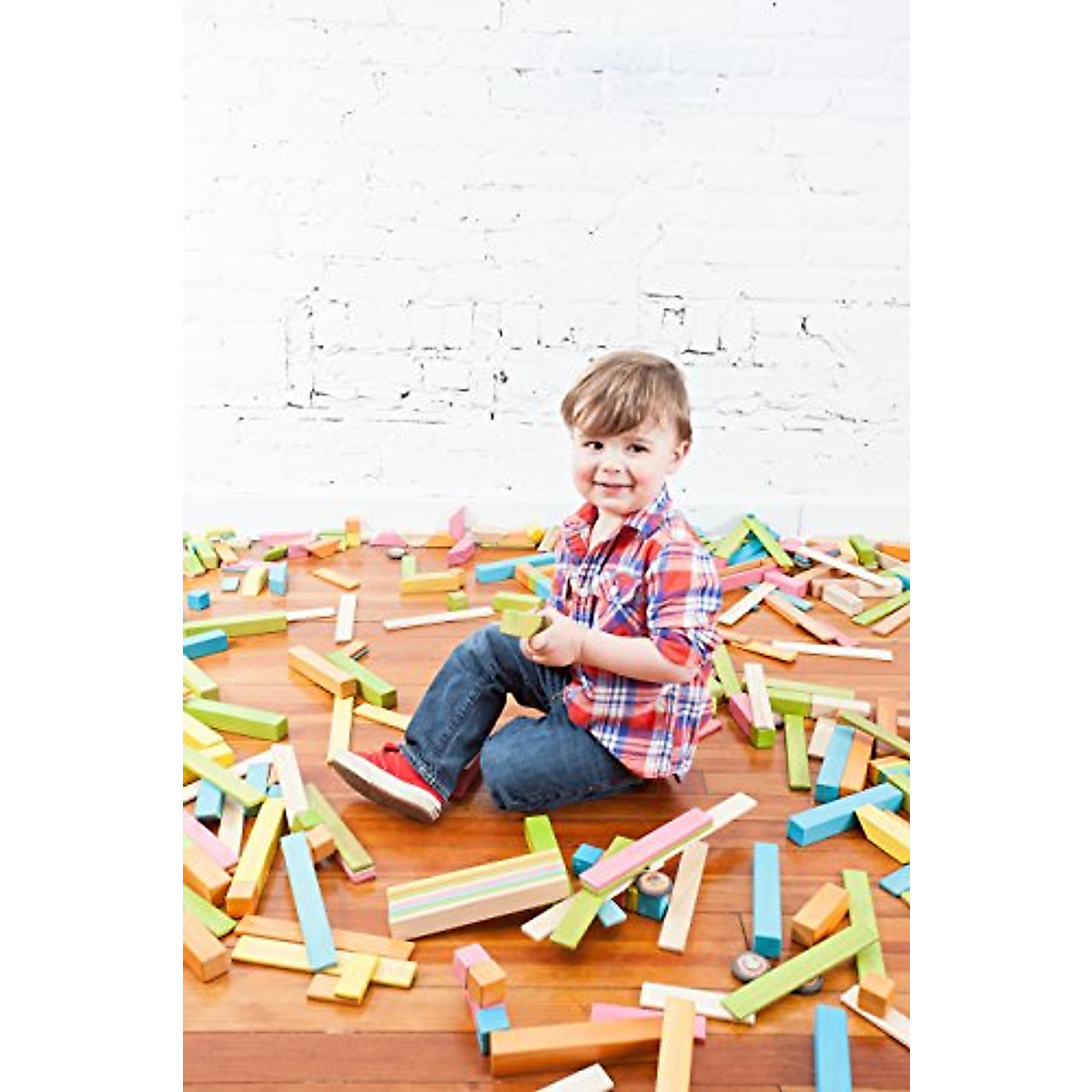 14 Piece Tegu Magnetic Wooden Block Set, Sunset