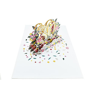Happy 30th Birthday Pop Up 3D Greeting Card