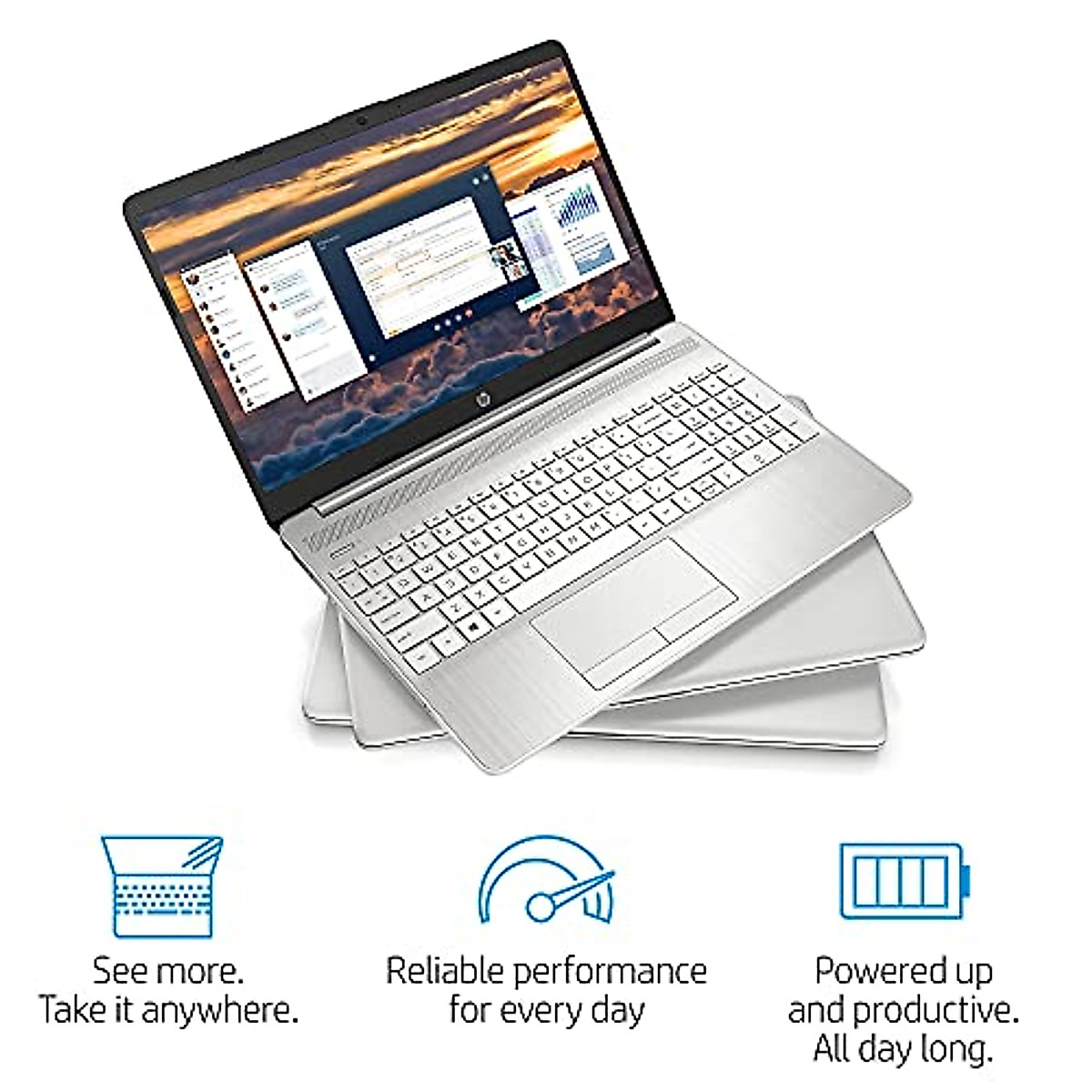HP Newest Premium Laptop: 15.6" HD MicroEdge Touchscreen, 11th Gen Intel 4-Core i5-1135G7(Turbo Upto 4.2GHz), 16GB RAM, 1TB SSD, Iris Xe Graphics, WiFi, HDMI, Webcam, USB-C, Backlit-KYB, Win10H, TF