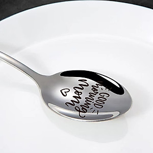 Good Morning Mom Funny Spoon, Birthday Gift, Gift Basket Ideas, Coffee Lover, Women, Mom Gifts, Mother's Day Gifts