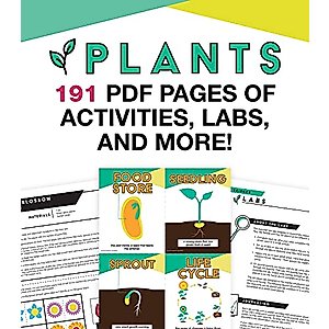 In A Flash Plants Science Instructional Resources—Flash Drive With Lessons, Labs, Observation Journal, Templates, Songs, Posters, STEM Challenge, Plant E-Books, Grades K-2 (191 pgs)