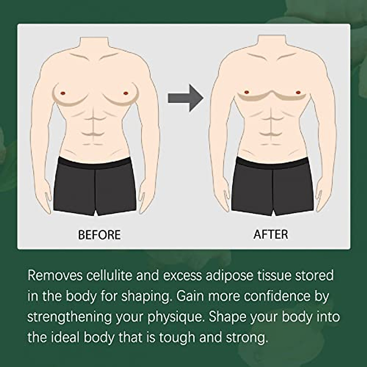 Gynecomastia Tightening Ginger Cream 30ML - Breast Firming Cream Down Cellulite For A Better Physique Make Them Firmer