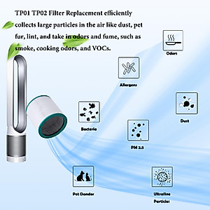 Filter Replacement, for Dyson Pure Cool Link TP02, TP03, Dyson Tower Purifier, 968126-03