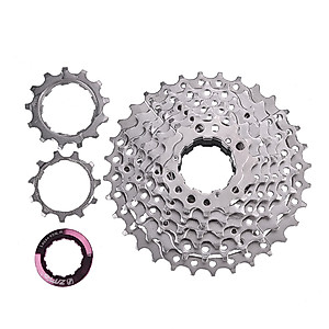 Bike Freewheel Set Steel 8 Speed 11 32T Cassette Replacement Accessory for Mountain Bikes