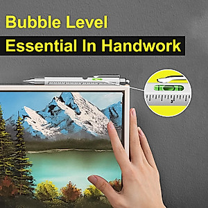 Gifts for Men Dad Him, 9 in 1 Multitool Pen Set, Gadgets for Men Gifts for Dad, Tools for Men Birthday Unique Gifts for Men, Him, Husband, Father, Grandpa, Silver