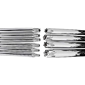 ARES 44000-10-Piece Tamper-Proof Folding Star Key Set - Sizes Include T-6 to T-30 - Corrosion-Resistant CR-V Steel Construction