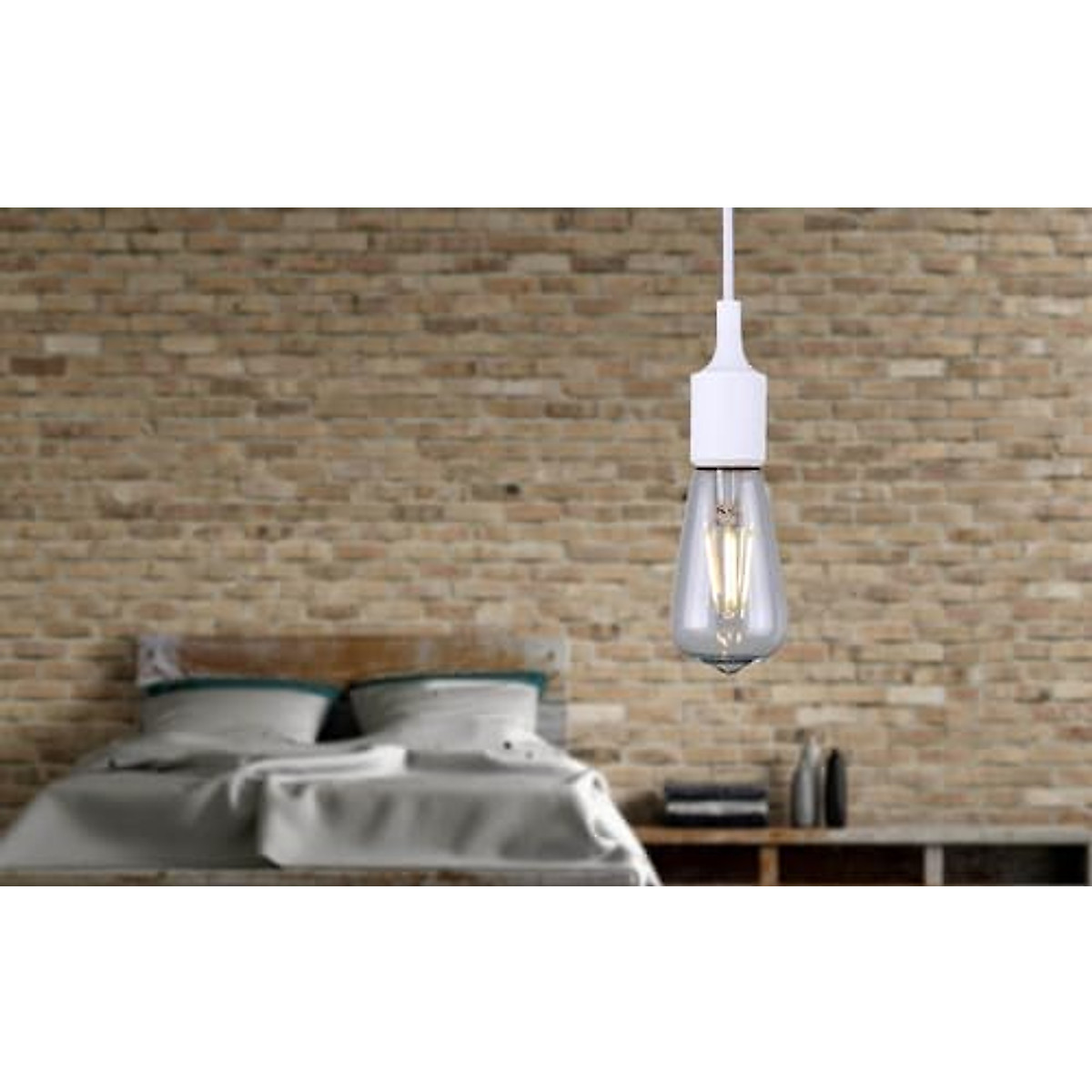 LED Vintage Bulb, B-LST45-4, E26 Socket, 4W ST45 Shape, 2200K, 320 Lumen, Dimmable, 15000 Hours