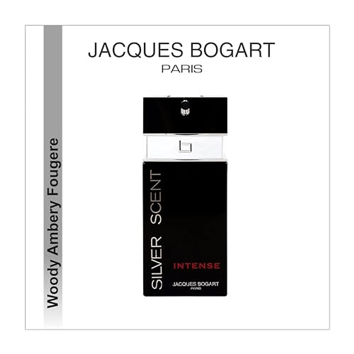 Jacques Bogart Silver Scent Intense Men Eau De Toilette Spray, 3.33 Ounce