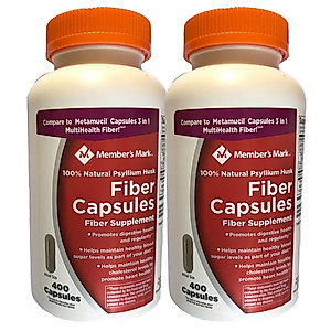Member's Mark Fiber Capsules 2Pack (400 Count) Liquids, Toothpaste, etc. for at Least