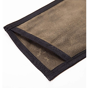 Meat Cleaver Knife Sheath,Butcher Chef Knife Edge Guard,Durable Wide Knives Blade Edge Protectors,Waxed Canvas Chef Knife Case, Heavy Duty Chef Knife Cover-Knives Not Included