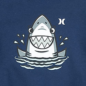 Hurley Baby Boys' Hoodie and Joggers 2-Piece Set, Midnight Navy/Shark, 3T