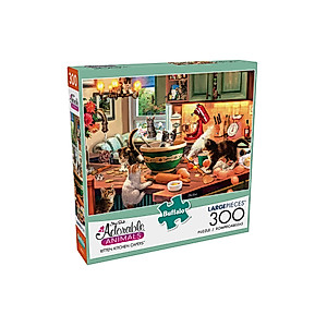 Buffalo Games - Kitten Kitchen Capers - 300 LARGE Piece Jigsaw Puzzle