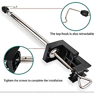 Flex Shaft Motor Hanger for Rotary Tool, Retractable Electric Mill Stand Clamp Grinder Accessories flex shaft stand rotary grinder hanger, flex shaft motor hanger grinder flexible