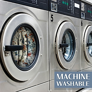 kakania 9x12 Living Room Area Rugs - Washable Modern Abstract Neutral Large Soft Indoor Rug Thin No Slip Floor Low Pile Carpet for Bedroom Dining Room Home Office Decor - Multi