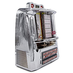 arkrocket 200 Wall-O-Matic Table Jukebox Wallbox Wireless Bluetooth Speaker FM Radio SD USB Retro American Diner Style Tabletop