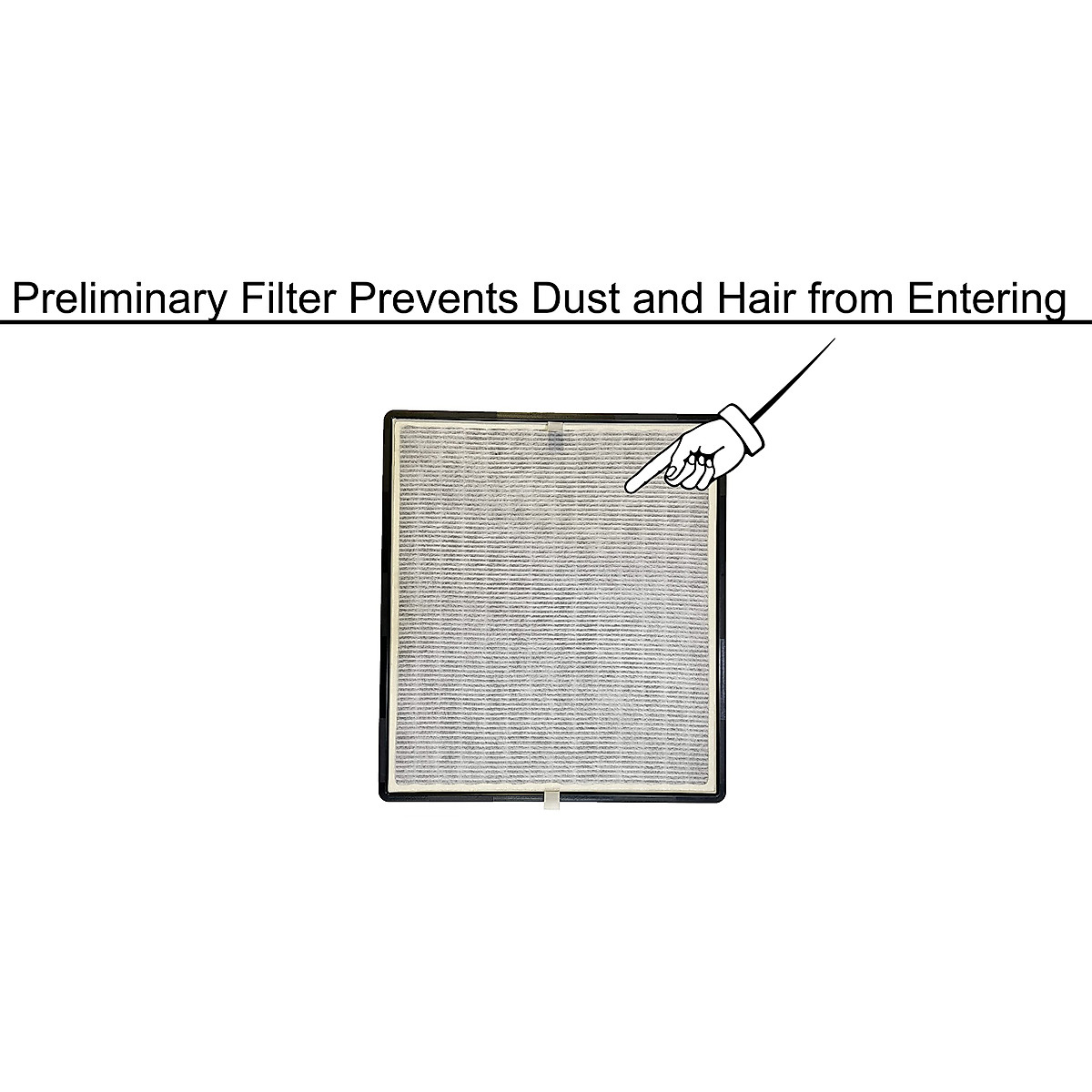 Nispira HE400 True HEPA Filter Replacement with Activated Carbon Infused Advanced Odor Lock For Shark Air Purifier 4 Fan HE401 HE402 HE405, 1 Pack