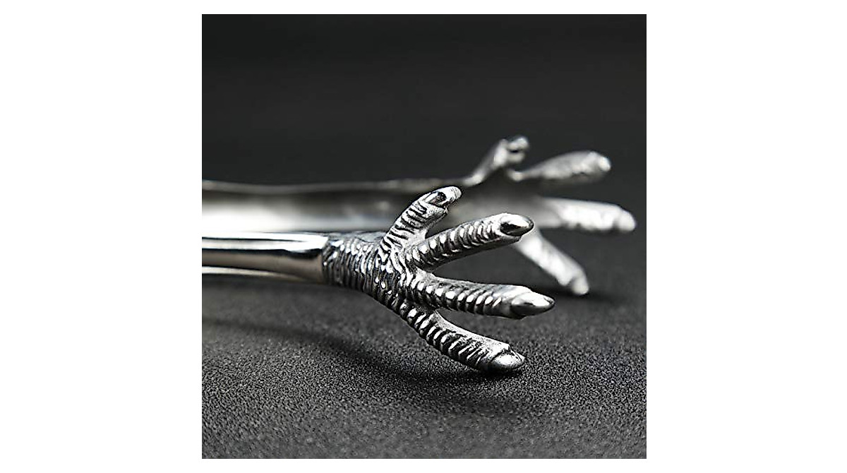 Massjoy Eagle Claw Ice Tongs for Bar and Ice Serving