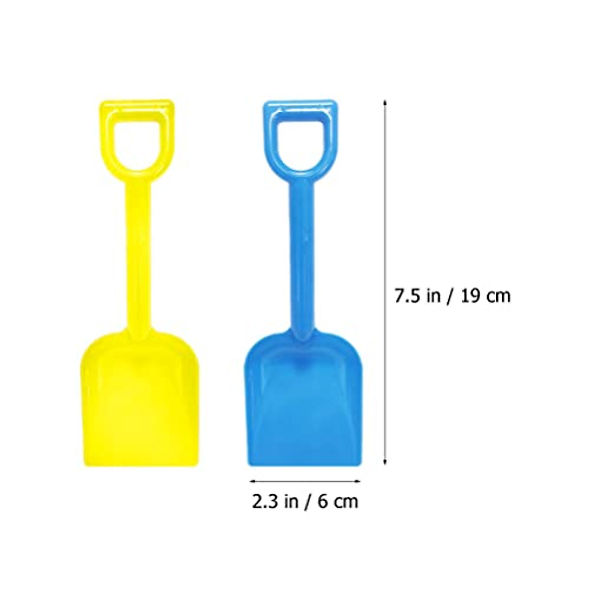 Garneck Beach Toys Snow Toys 2Pcs Kids Beach Sand Shovel Toys Gardening Tools Plastic Spade for Backyard Garden Sand Snow Outdoor Beach Toys Slushie Machine