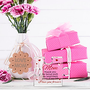 Birthday Gifts for Mom - Engraved Acrylic Block Puzzle Mom Present 4.1 x 3.5 inch - Cool Mom Presents from Daughter, Son, Dad - Heartwarming Mom Birthday Gift, Christmas