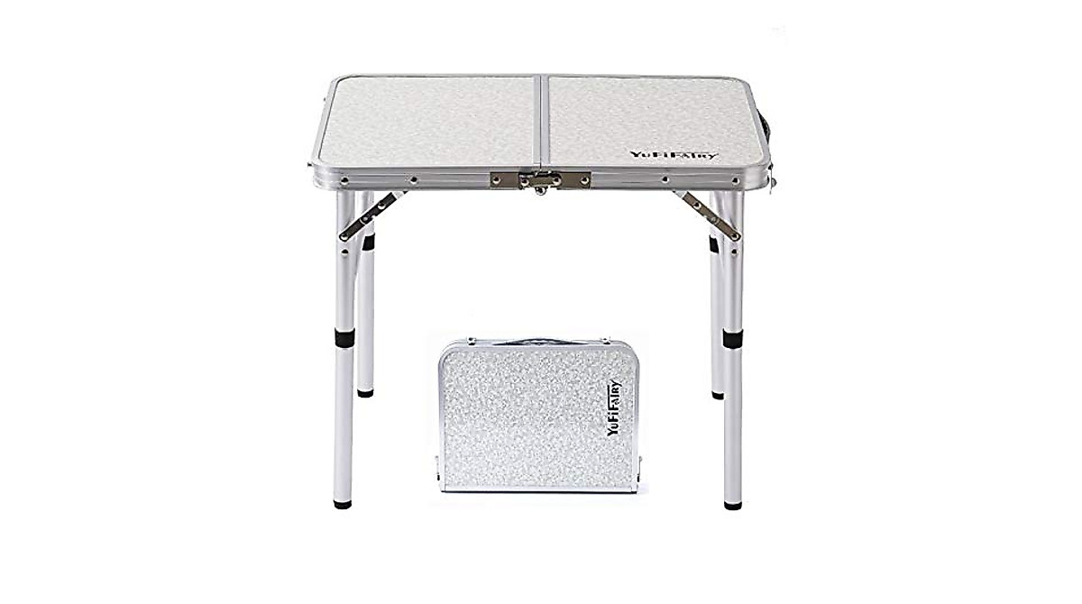 Folding Camp Table Small & Portable for Camping and Indoor Use