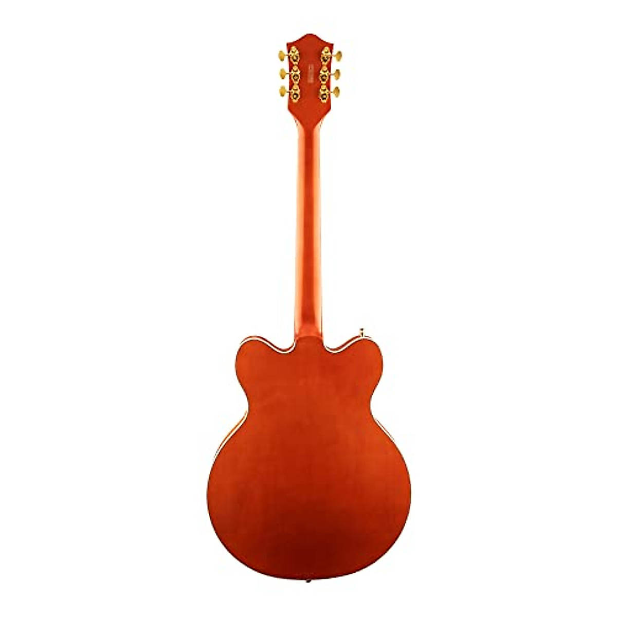 Gretsch G5422TG Electromatic Classic Hollow Body Double-Cut 6-String Electric Guitar with 12-Inch-Radius Laurel Fingerboard, Bigsby and Gold Hardware (Right-Handed, Orange Stain)