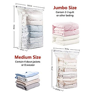 Space Saver Bags Vacuum Storage Bags, Hometall Cube Vacuum Sealer Bags