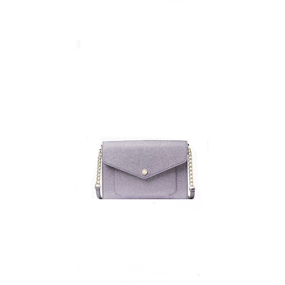 Kate Spade Tinsel Flap Glitter Crossbody Purse (Lilac frost)
