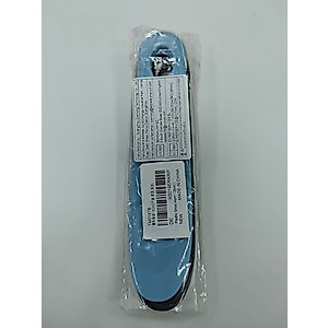 ZOMAKE Plastic Shoe Horn with Hook, 7.3 Inch Small Travel Shoe Horns for Kids, Seniors, Men, Women, Black, Blue(Pack of 2)