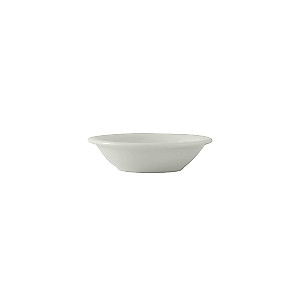 Tuxton China CLD-046 Fruit Dish, 4-1/2 oz., 4-3/4" Dia., Round, Microwave & Dishwasher Safe, Oven Proof, Fully vitrified, Lead-Free, TuxCare, Healthcare, Alaska/Colorado, Porcelain White, Case of 36