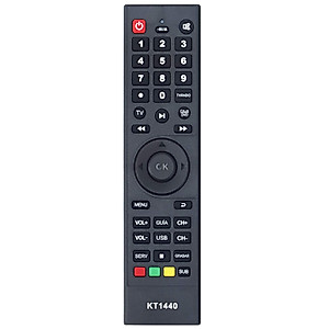 KT1440 Replacement Universal Remote Control fit for Haier CRT ATEC Panda Parker TV Wentai DVD