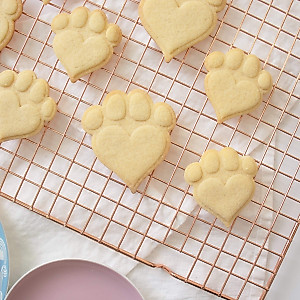 Set of 2 Heart Paw cookie cutters (Small and Large size), 2 pieces - Bakerlogy