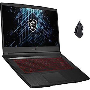 2021 MSI GF65 Gaming Laptop, 15.6" FHD 144Hz IPS Display, Intel Six-Core i5-10500H Processor, NVIDIA GeForce RTX 3060 GDDR6, 16GB RAM, 1TB PCIe NVMe SSD, WiFi 6, Backlit KB, HDMI, Windows 10, Black