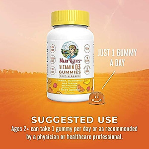 Kids Vitamin D3 Gummies & Vegan Vitamin C Gummies Bundle | Supplement for Bone Strength, Phosphorus and Calcium Absorption | Supports Immune Function & Overall Health for Adults & Kids
