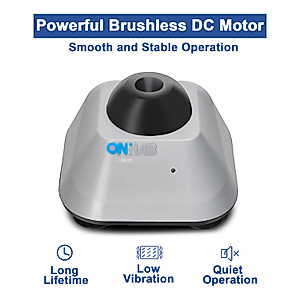 ONiLAB Mini Vortex Mixer with Touch Function, Lab Mixing, Nail Polish,Tattoo Ink,Eyelash Adhesives and Acrylic Paints Mixing, Lab Vortexer for Tubes,Include 120 pcs Stainless Steel Mixing Balls