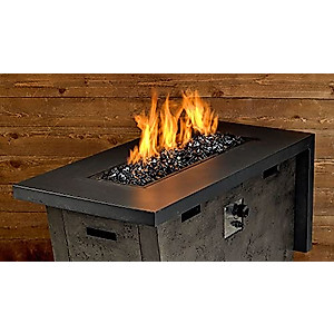 American Fireglass 1/2" Black Luster Cubes - 10 Lb Bag