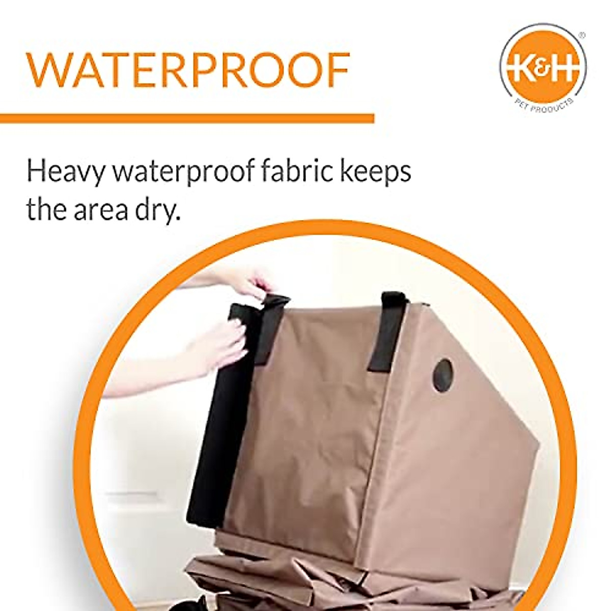 K&H Pet Products Hangin' Cat Condo Large Tan 23" x 16" x 65" Cat Furniture