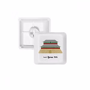 DIYthinker South Korea Landmarks Travel Place Keycap Mechanical Keyboard PBT Gaming Upgrade Kit