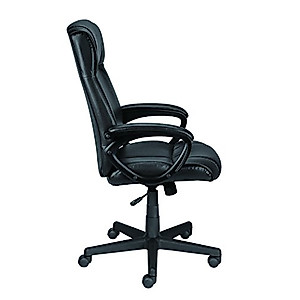 STAPLES® Turcotte Luxura® High Back Executive Chair, Black