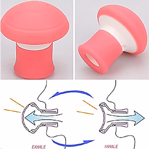 SURORAIN Face Exerciser, Facial Yoga for Skin Tighten Firm, Jaw Exerciser, Double Chin Breathing Exercise Device Jaw Face Slimmer for Women and Men