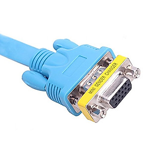 WOVTE SVGA Connector, DB HD New 15 VGA SVGA KVM Female to Female Gender Changer Adapter Coupler Pack of 2